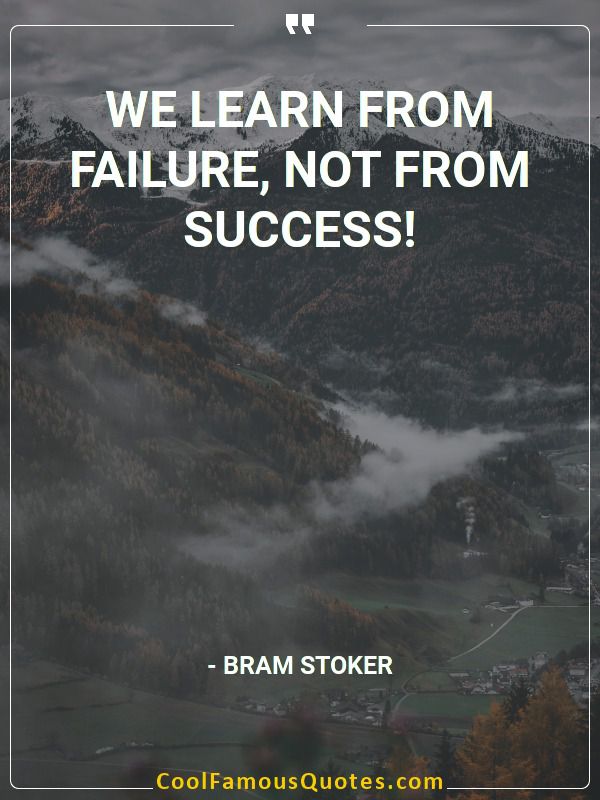 Learning From Failure Quotes